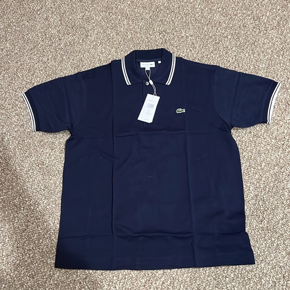 Lacoste | Shirts | Mens Navy Blue Lacoste Polo Shirt | Poshmark